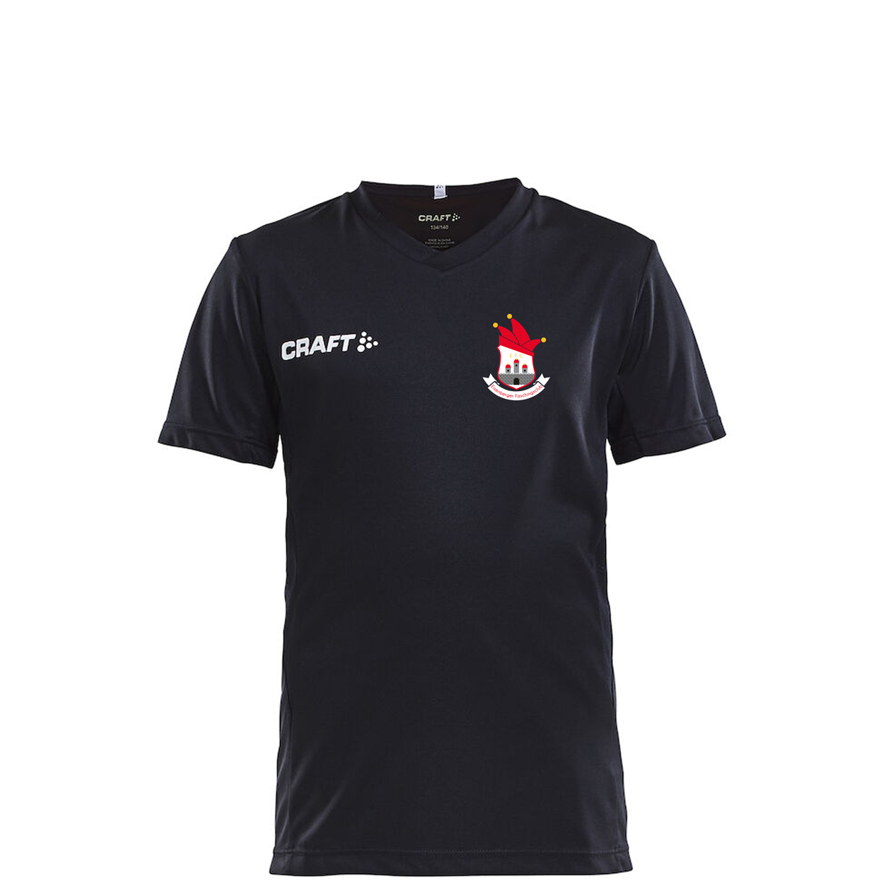 Trikot | CRAFT | Squad Jersey Solid | Kinder | schwarz | Eisenberger