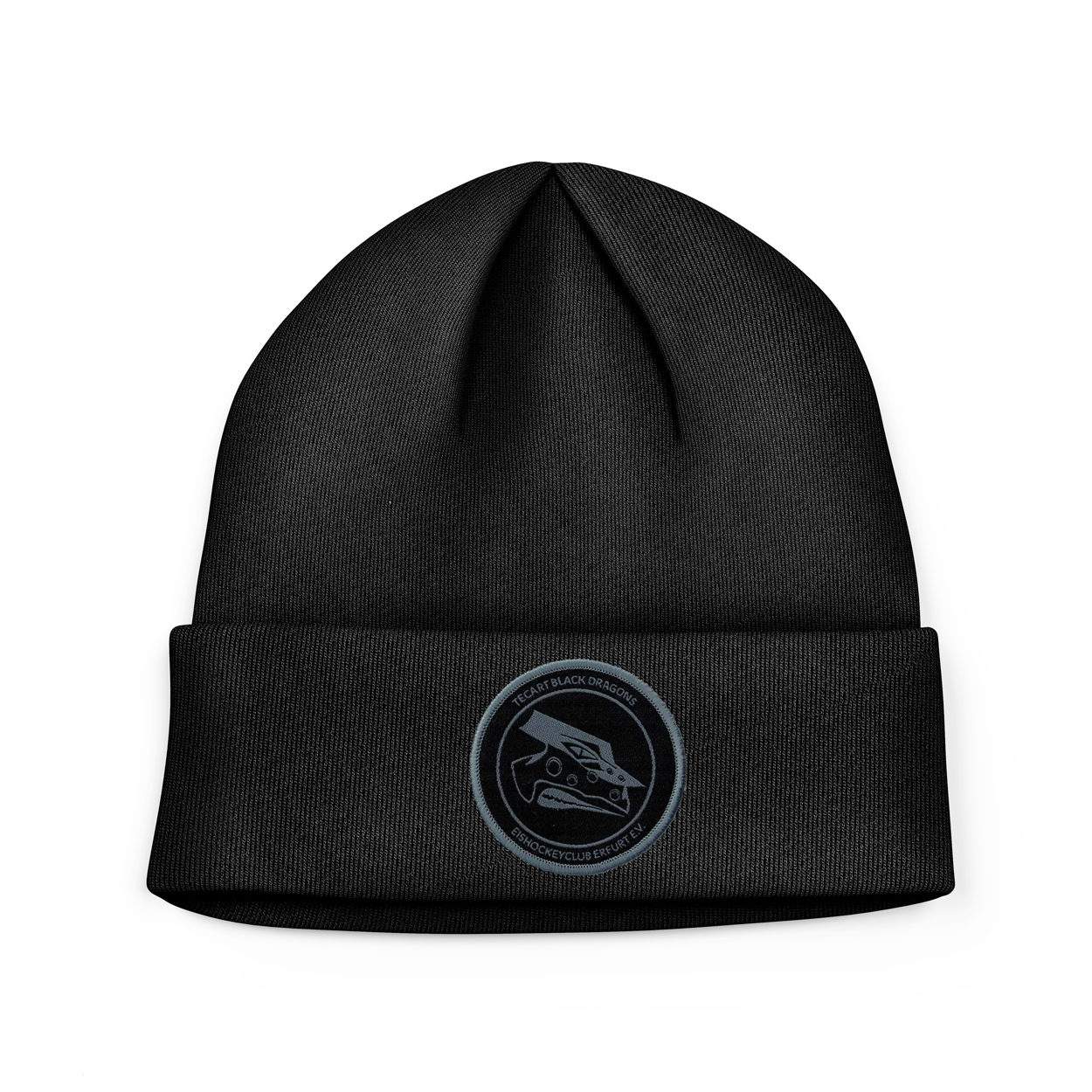 Beanie | Logo | schwarz | Tecart Black Dragons - domsport Teamshops