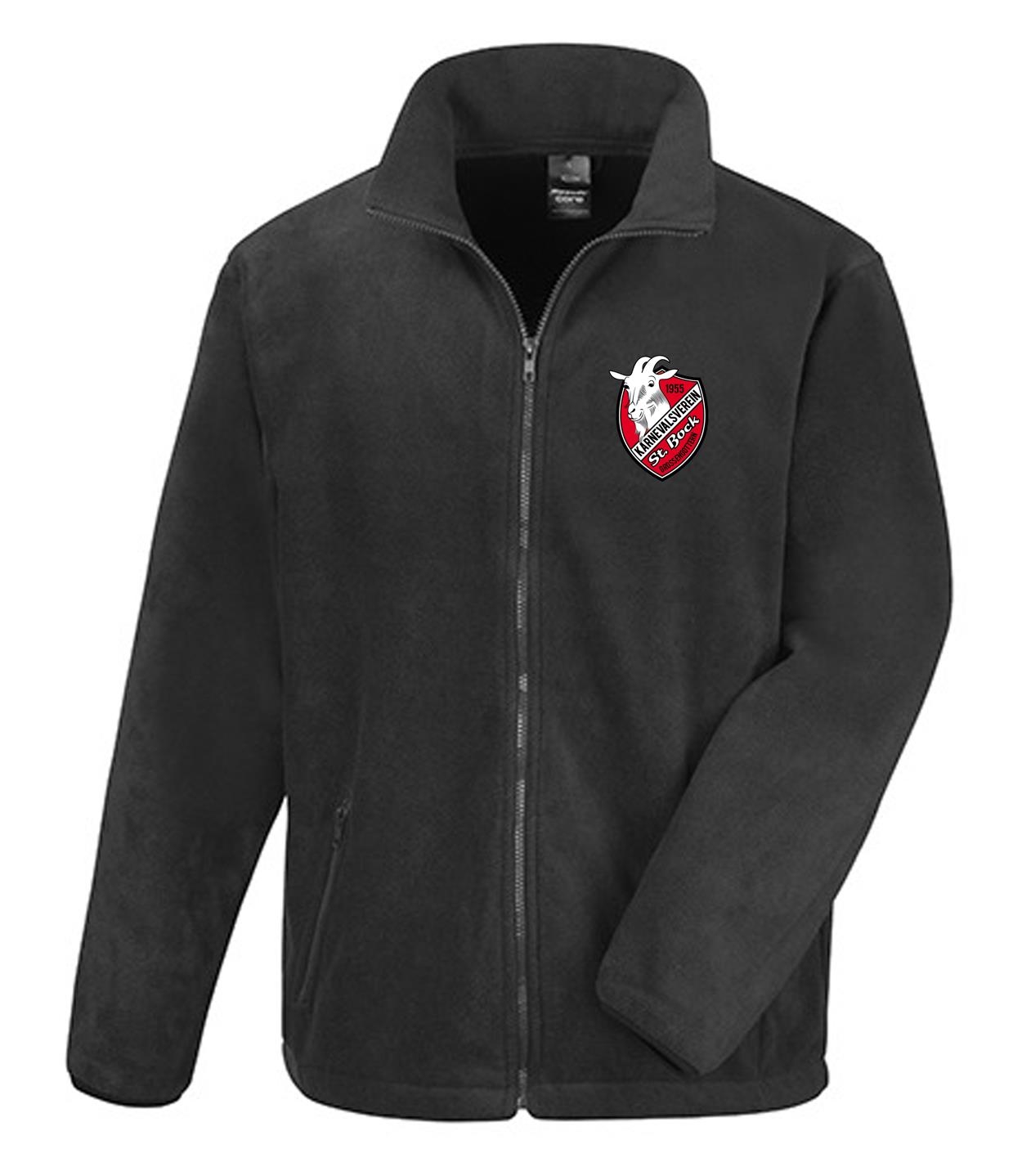 Fleecejacke für Herren | Result schwarz | St. Bock Grossengottern e.V